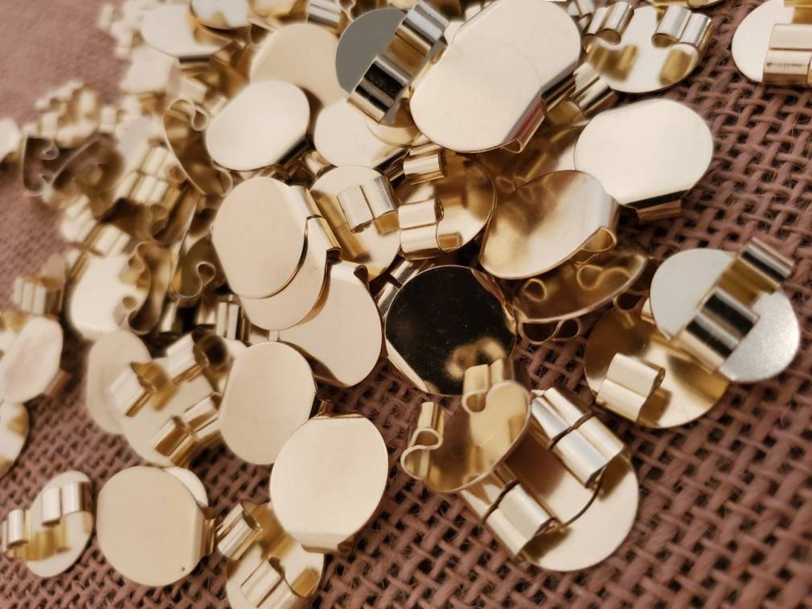 Bolo Slides/backings Gold Tone. 10 Pieces - Etsy