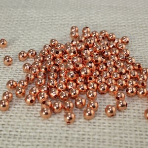 6mm Genuine 100% Pure Copper Round Beads (36 Pieces) - Etsy