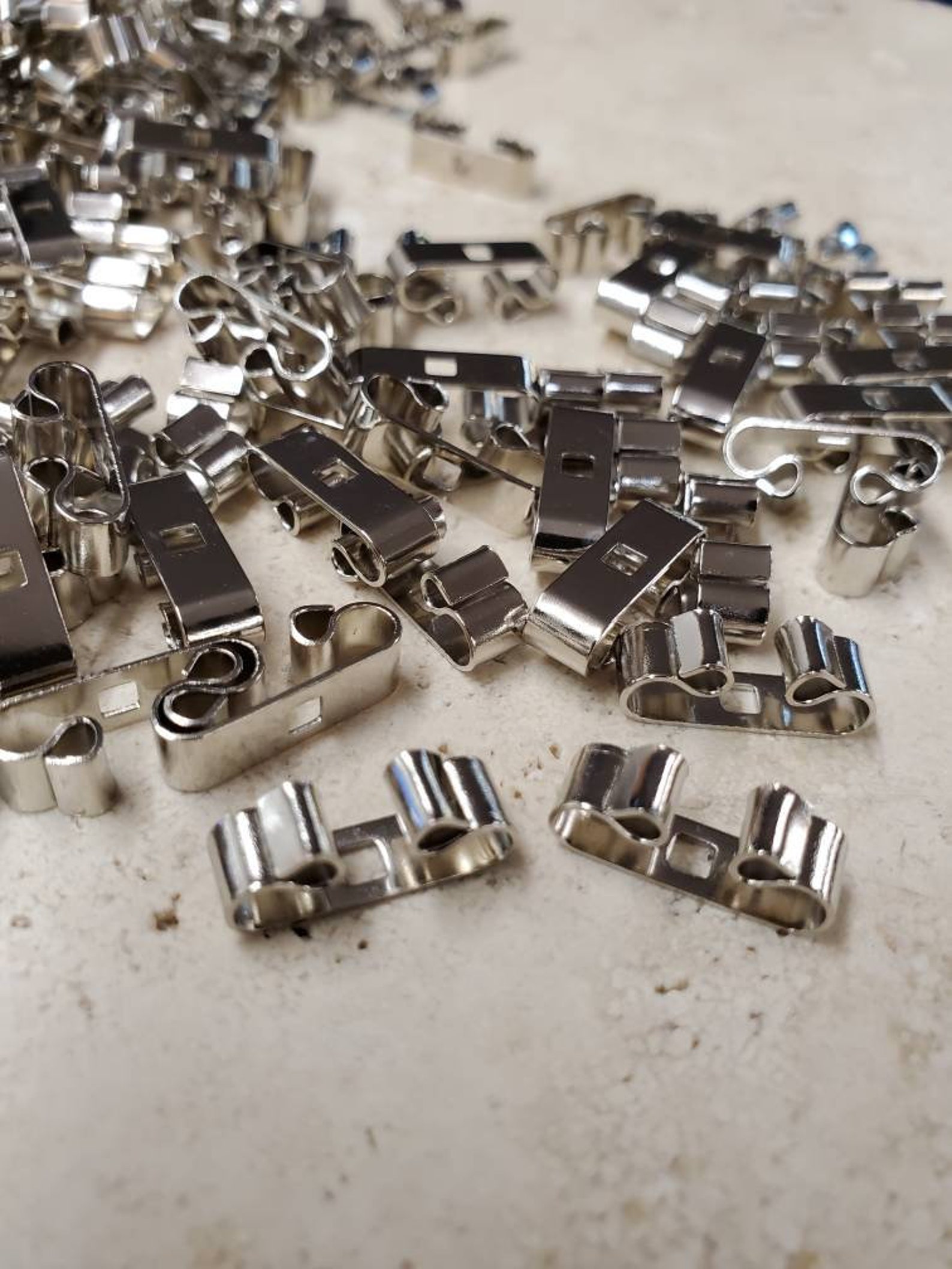 Bolo Slides/connectors Bar Style Silver Tone 10 Pieces - Etsy