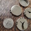 17mm Brass Slide Over Gold Tone Button Cover Findings 12 Pieces - Etsy