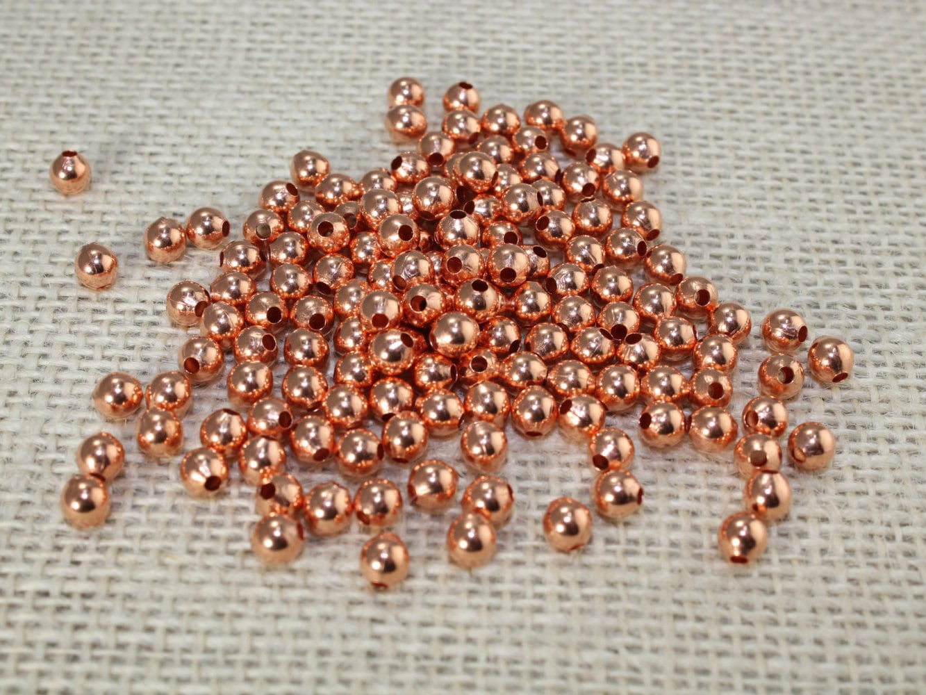 6mm Genuine 100% Pure Copper Round Beads (36 Pieces) - Etsy
