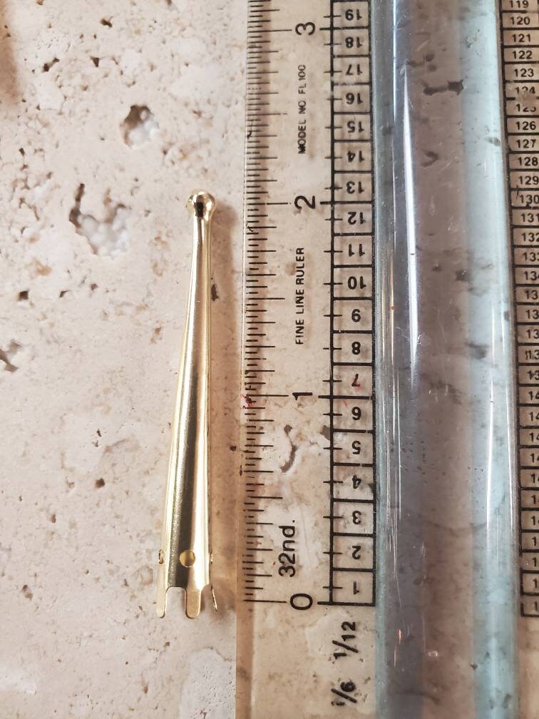 Shiny Gold 54mm Xtra Long Bolo Tips 10 Pieces - Etsy