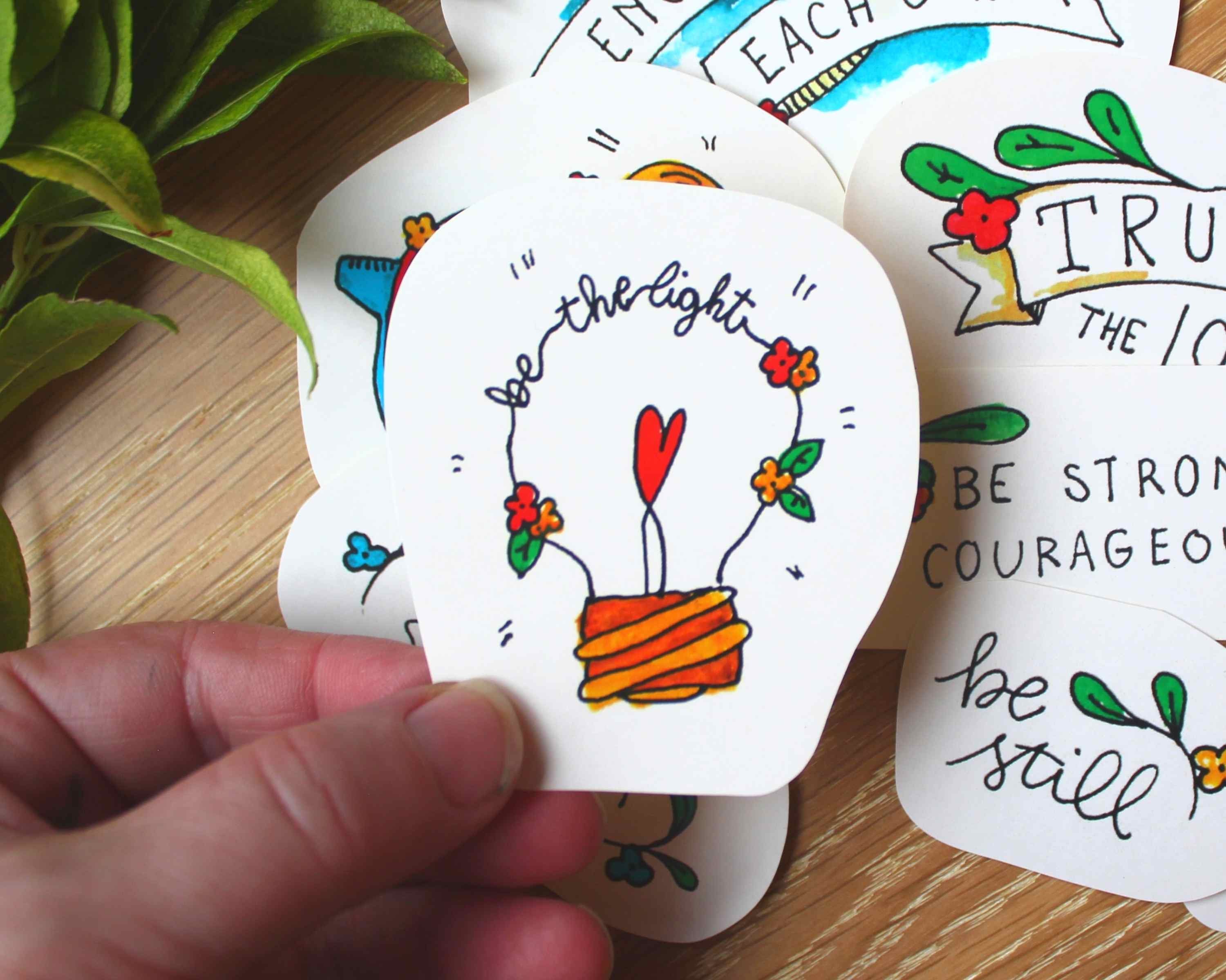 Bible Verse Sticker Pack Bible Journaling Stickers Christian - Etsy UK