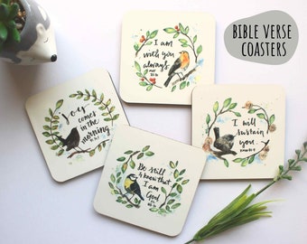 Bible Verse Coasters - Etsy