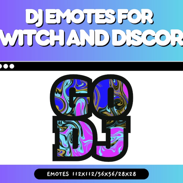 Animated Dj Emotes Twitch - Etsy