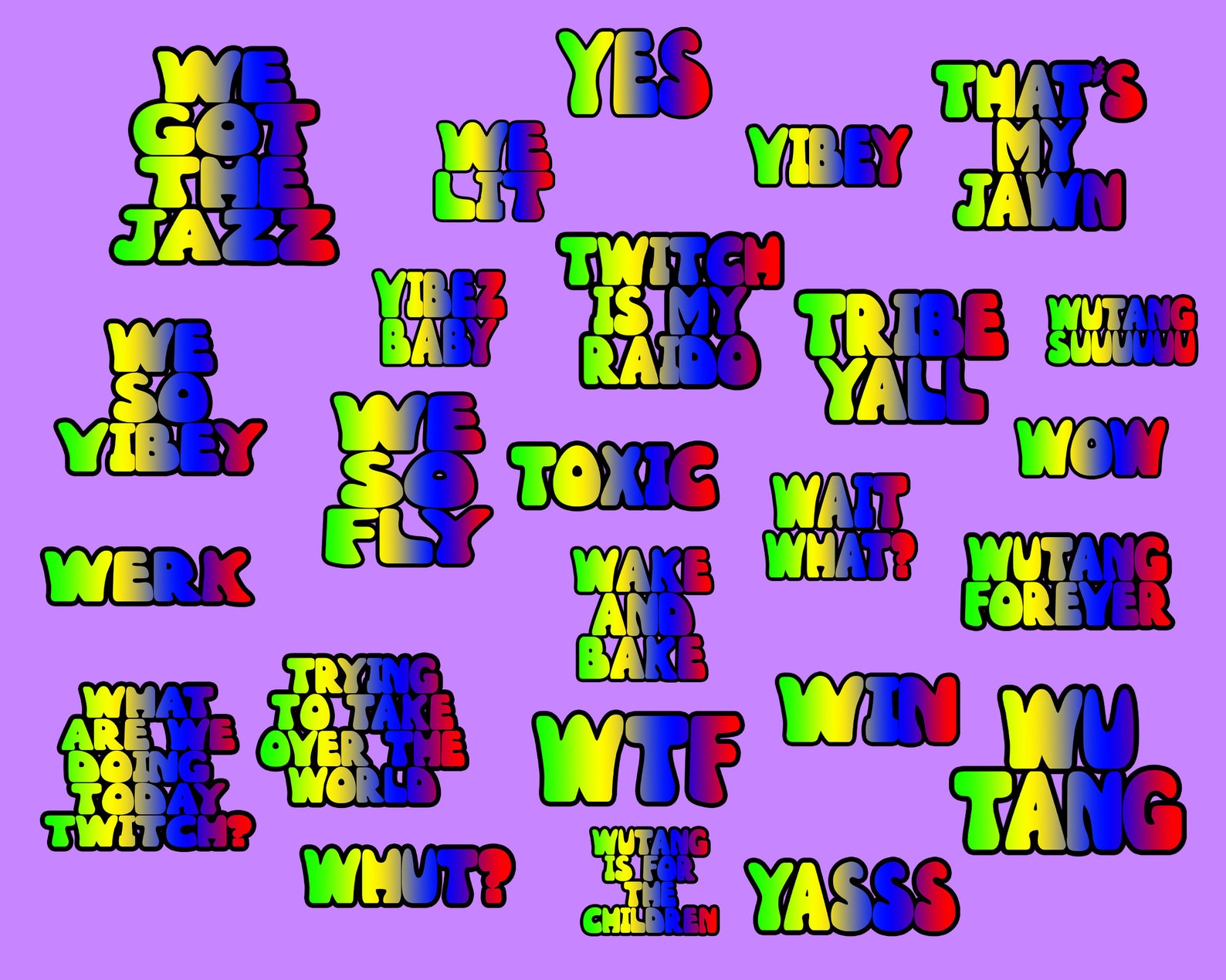 150 Twitch Text Emote Pack, Text Emote Bundle, Streamer Graphics ...