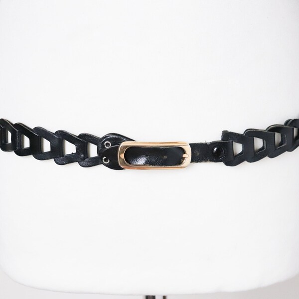 Leather Link Belt - Etsy