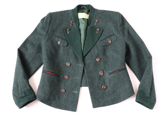Vintage Tirol Trachten Jacket - Green Wool - Barbara'… - Gem