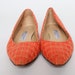 Joseph Azagury Raffia Flat Pumps - Orange - 36 / / UK 3 - Etsy