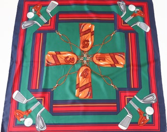 Golf Theme Scarf - Etsy