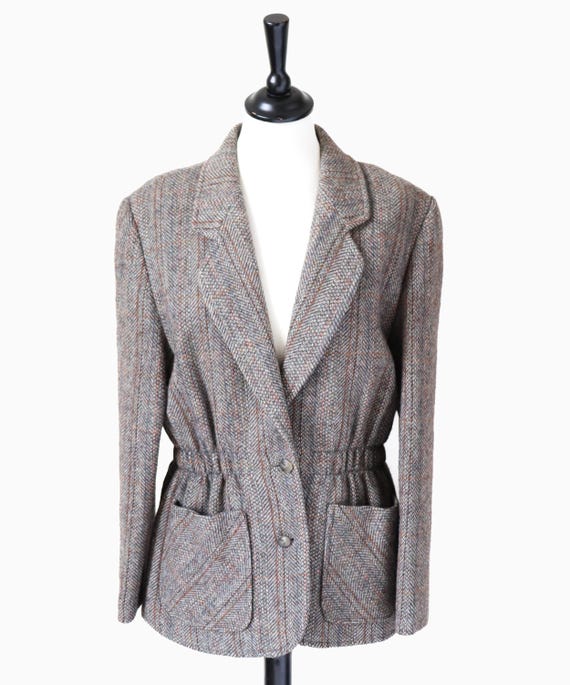 Vintage Tweed Hunting Jacket - Wool - 1930s Style - L… - Gem