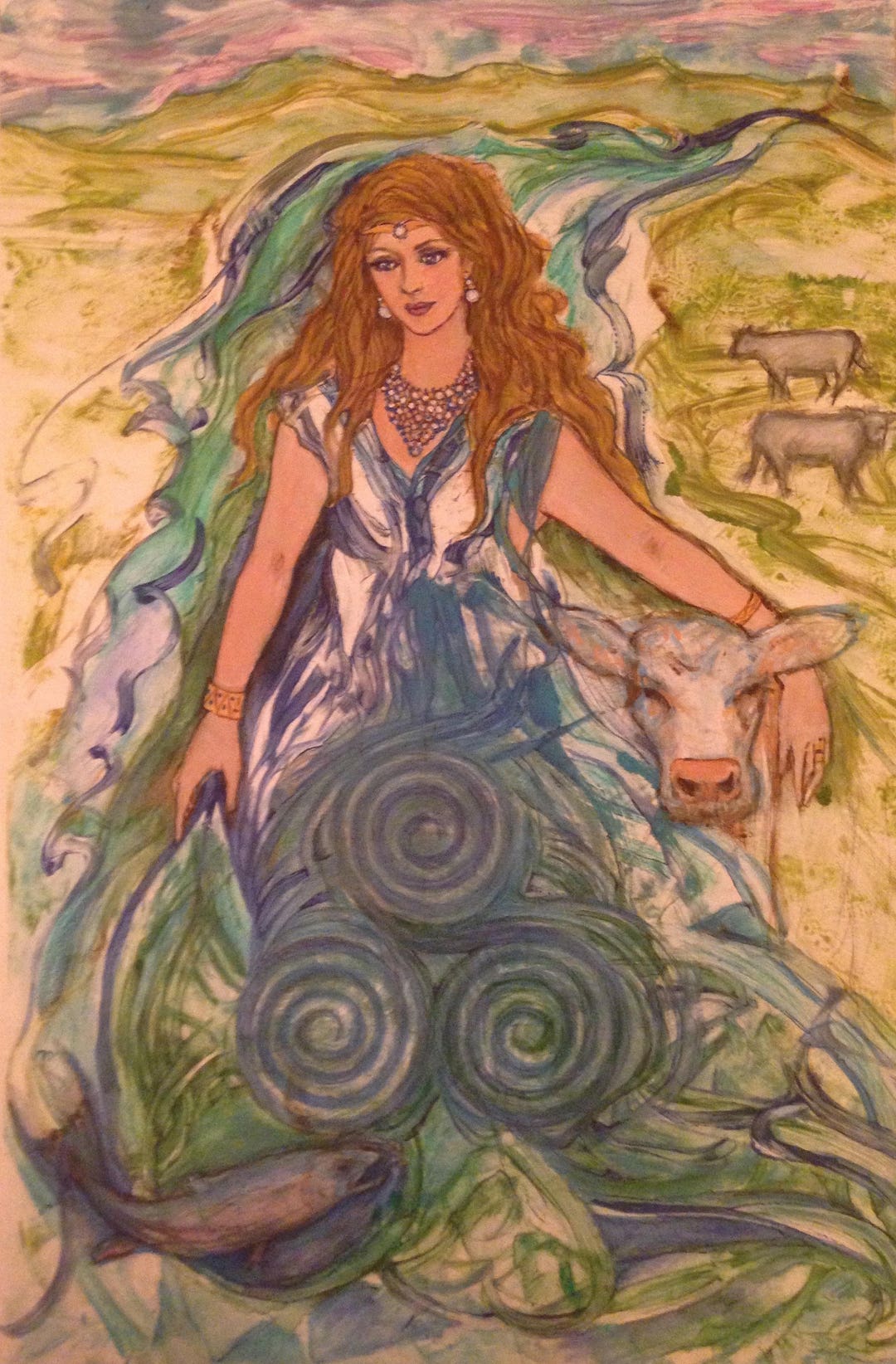 Boanne ~ Goddess of the Boyne River Valley - Etsy