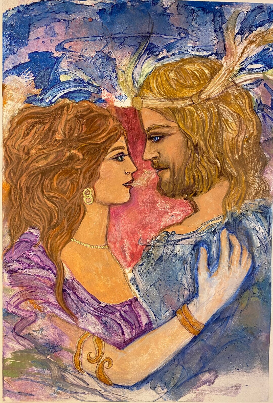Arthur and Morgana - Etsy