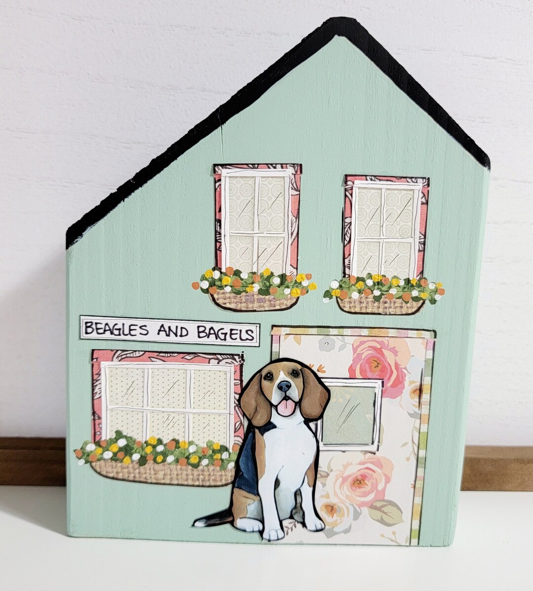 Beagles and Bagels, Handmade Beagle Dog House - Etsy