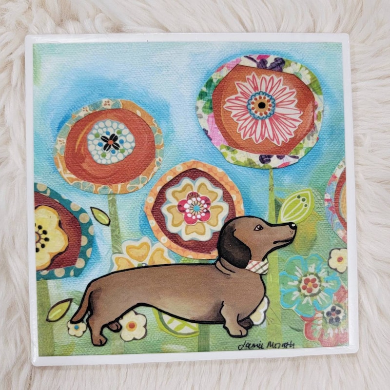 Dog Tile - Etsy