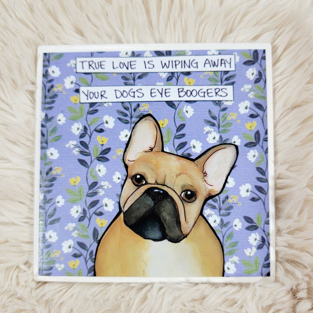 Eye Boogers French Bulldog Tile - Etsy