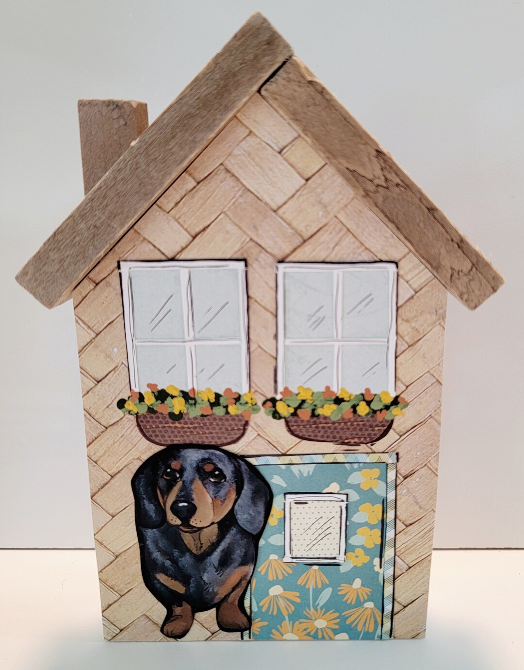 Dachshund House, Dog Table Decor - Etsy