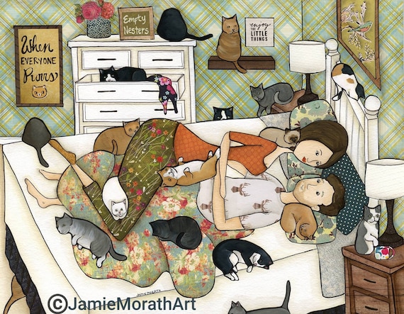 Empty Nesters Art Print | Etsy