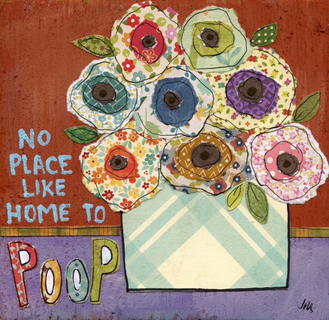 Home to Poop, Art Print - Etsy