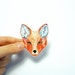 Red Fox Set of 4 Small Stickers 100% Waterproof Vinyl Label. - Etsy