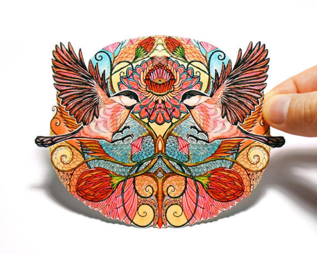 Chickadee Love, Chickadees, Bird Stickers, Vinyl Stickers, Bird Art ...