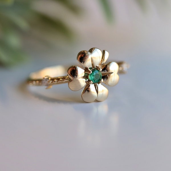 Clover Ring - Etsy