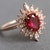 Lana Oval Oval Chatham™ Lab-created Ruby Ruby Statement Ring Oval Ruby Ring Ruby Engagement Ring ...