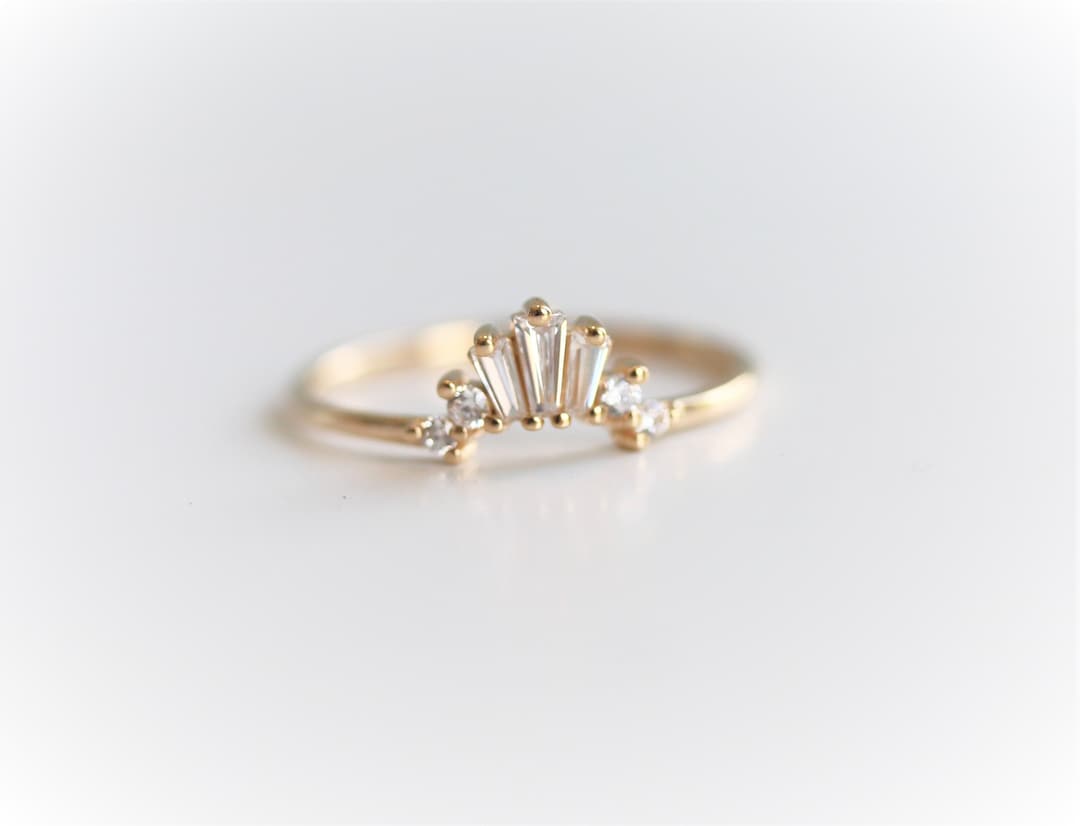 Empress Crown No.3 | Vintage Art Deco Inspired , Gold Diamond Contour ...