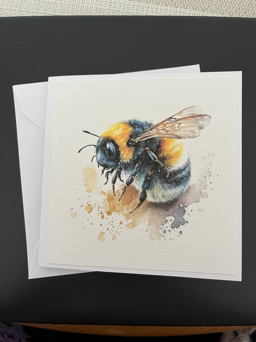 Bumble Bee Greeting Card - Etsy