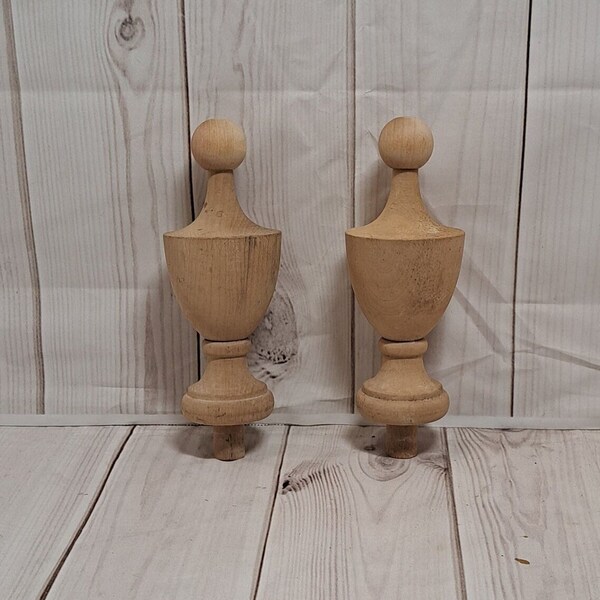 Wooden Finial - Etsy