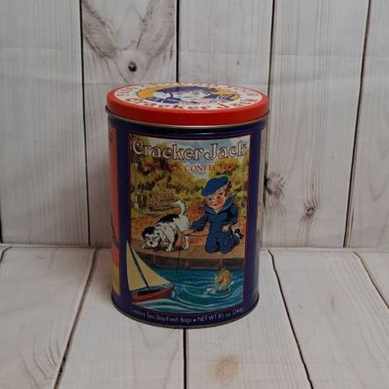 Vintage Cracker Tin - Etsy