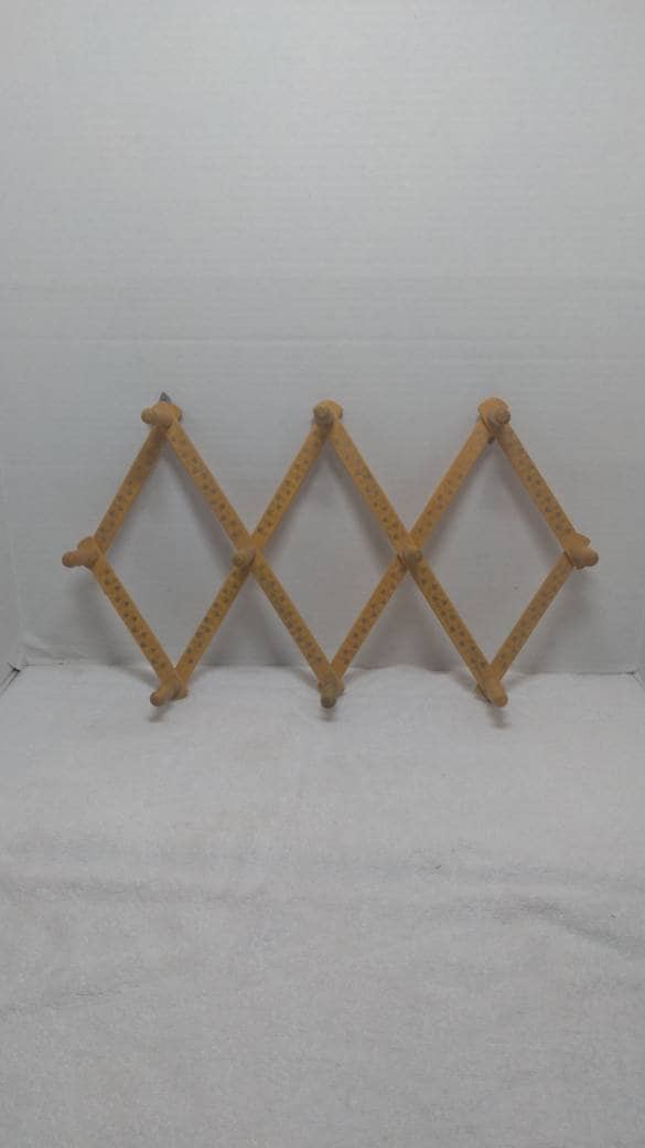 Large Vintage Expandable Accordion Wall Mount Hat Rack - Etsy