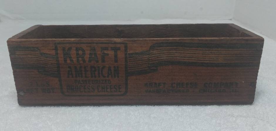 Kraft American Process Cheese Box/ Advertising Box/kitchen Decor - Etsy