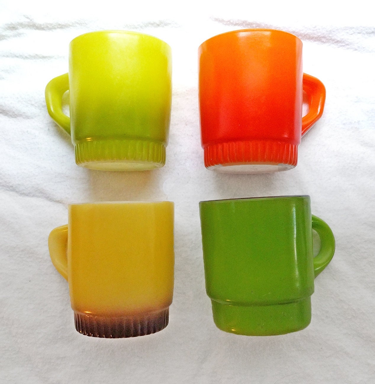 Set of Vintage Fire King Mugs Anchor Hocking Mugs Fire King - Etsy