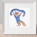 Leicester City Filbert Fox Mounted Print - Etsy