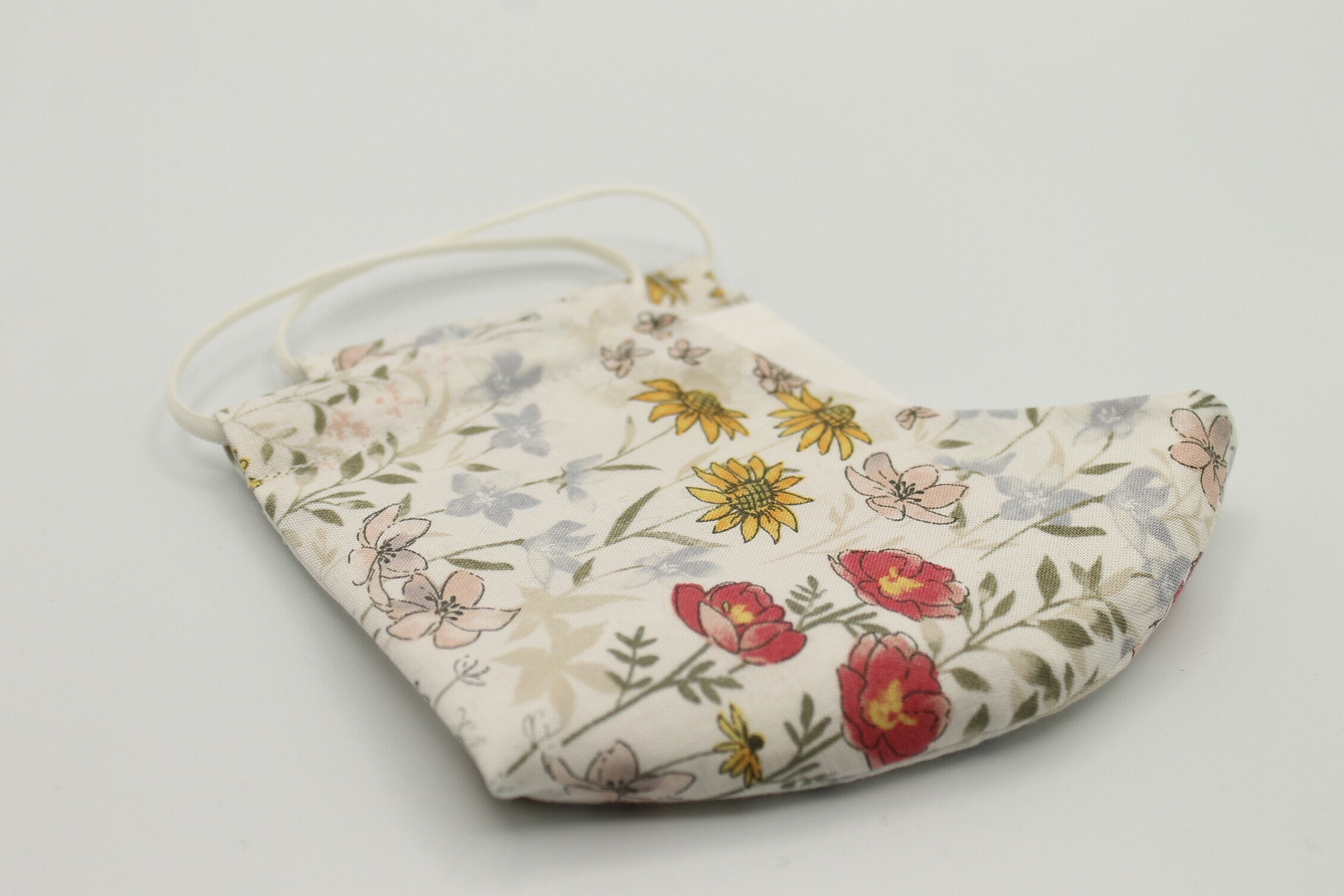 Wildflowers/ Sage Floral/ Putty/ Mask Set of 3 - Etsy UK