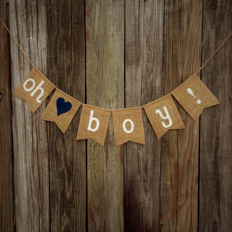 Oh Boy Banner - Etsy