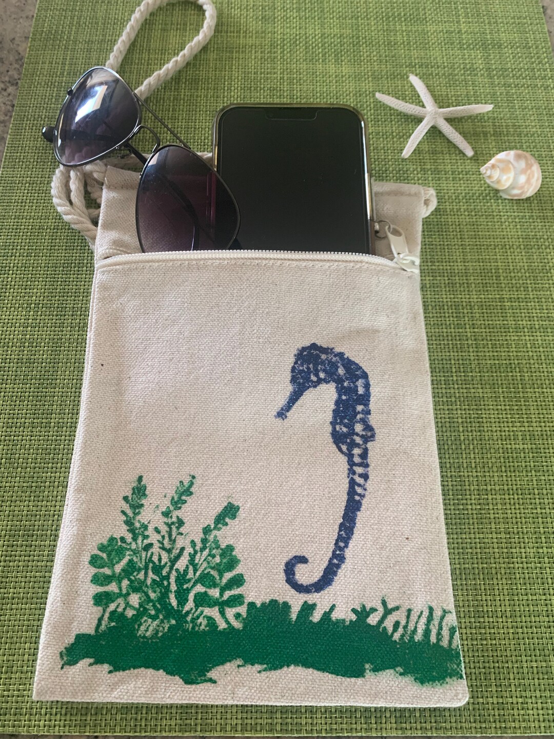 ADORABLE SEAHORSE Phone Pouch Finally a Phone Bag That Fits - Etsy