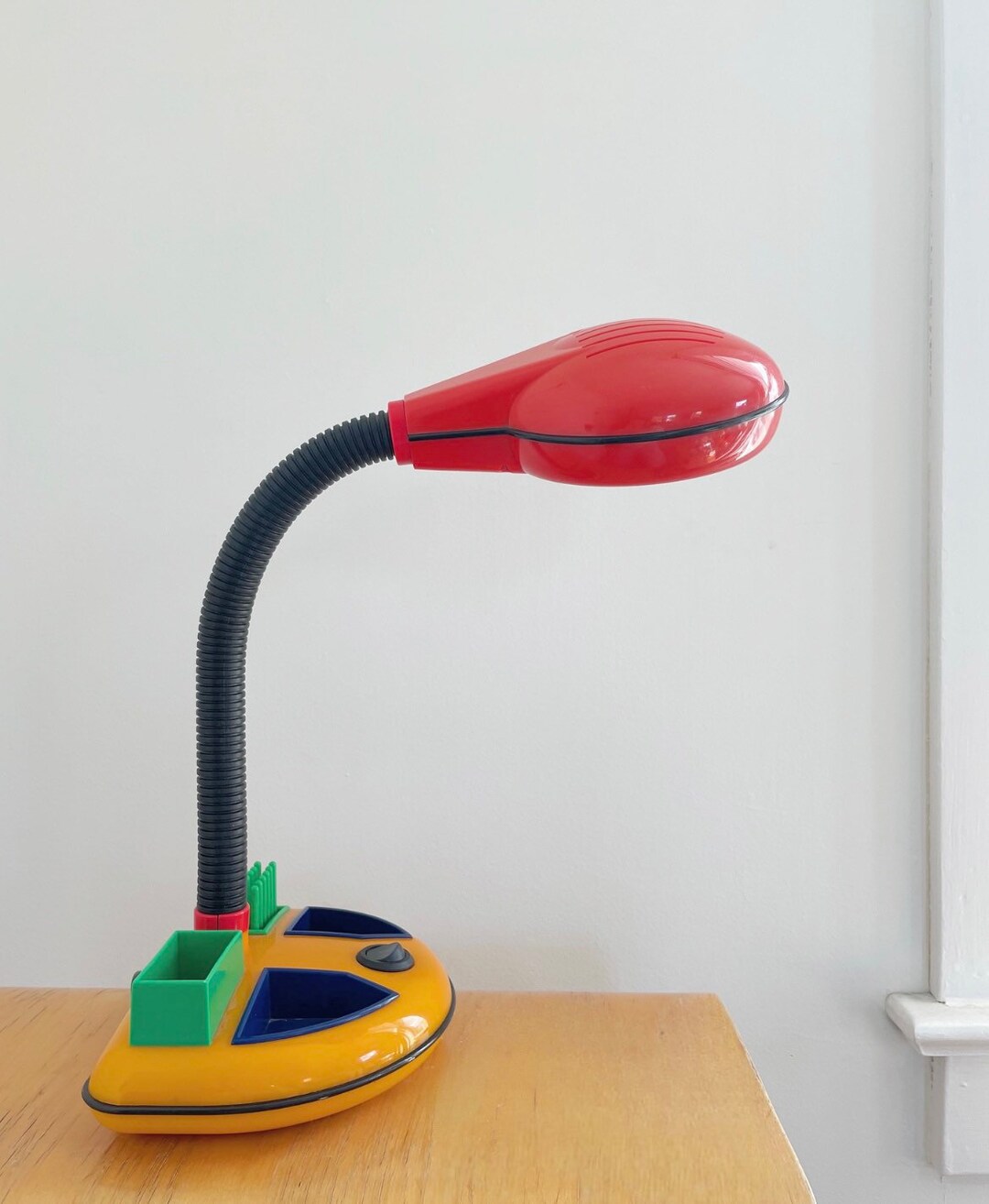 Vintage 80s Rabbit Tanaka Gooseneck Desk Lamp / Memphis / Post Modern ...