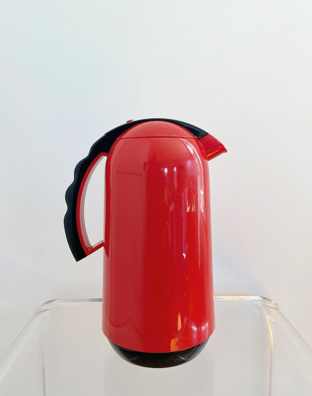 Vintage 80s Studio Nova Thermos Carafe Red - Etsy