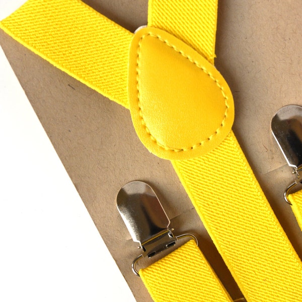 Yellow Suspenders - Etsy