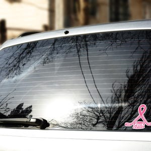 PUCK CANCER Hockey Theme Breast Cancer Awareness Pink Ribbon Digital ...