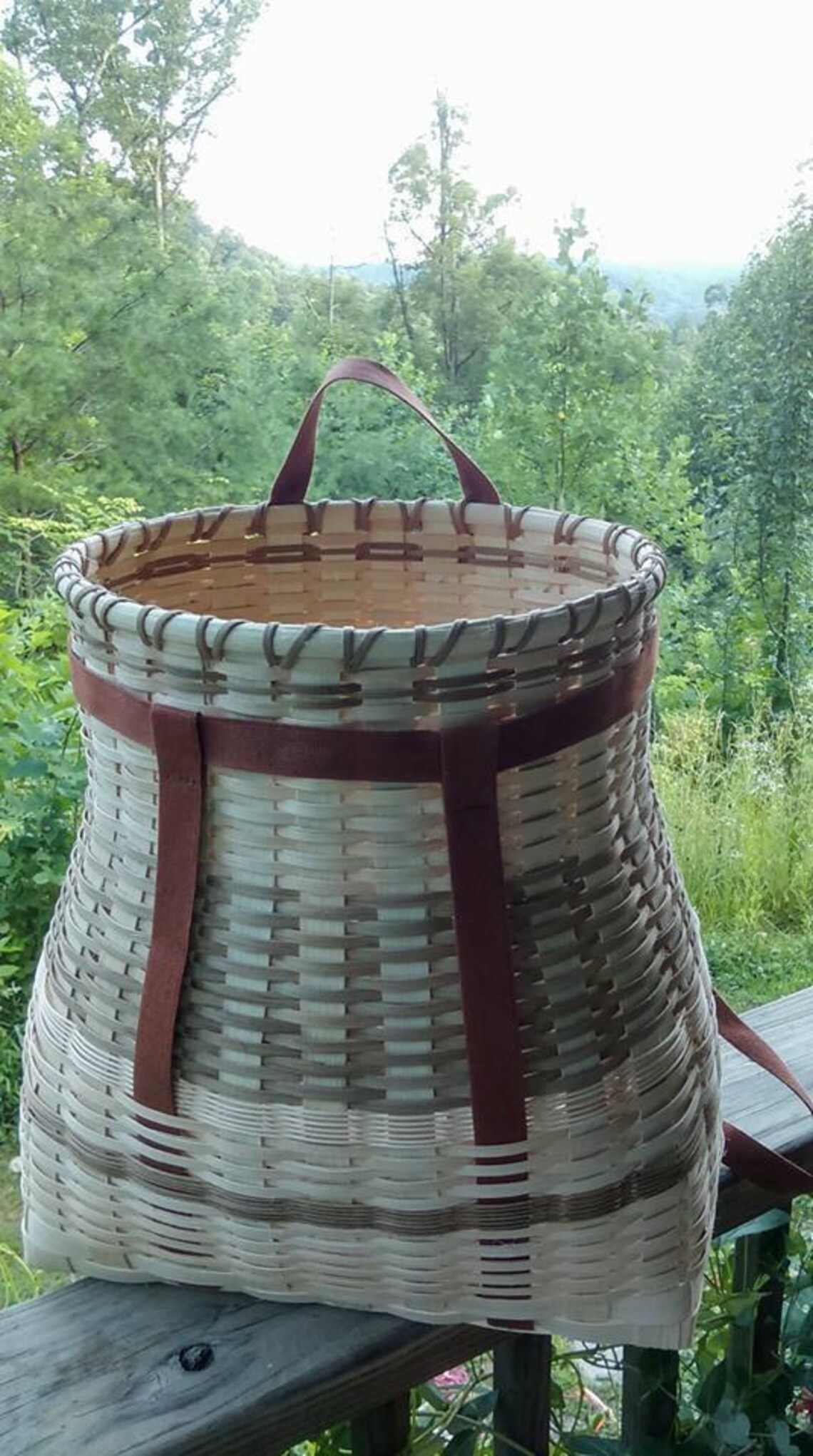Large Rotund Pack Basket PATTERN 15"x8"x17" - Etsy