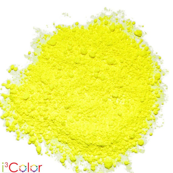 Neon Yellow Fluorescent Powder for Bath Bombs Soaps Candles | Etsy