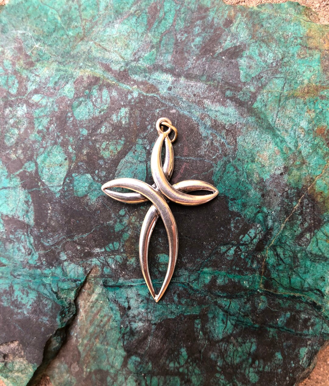 Vintage Sterling Silver Infinity Cross Pendant Celtic Knot Infinity ...