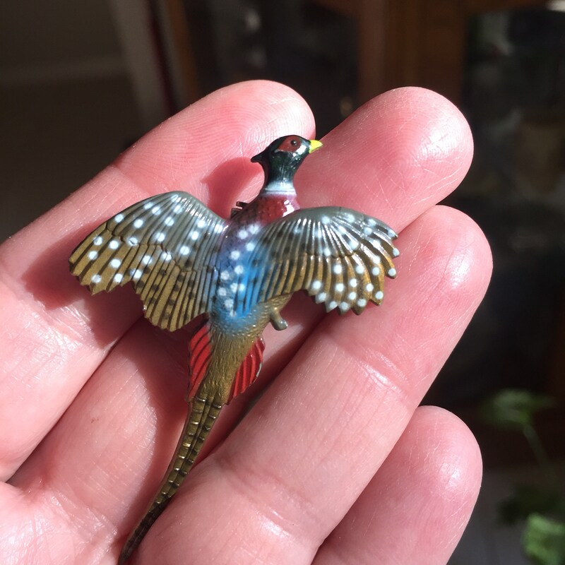 Pheasant Pin - Etsy