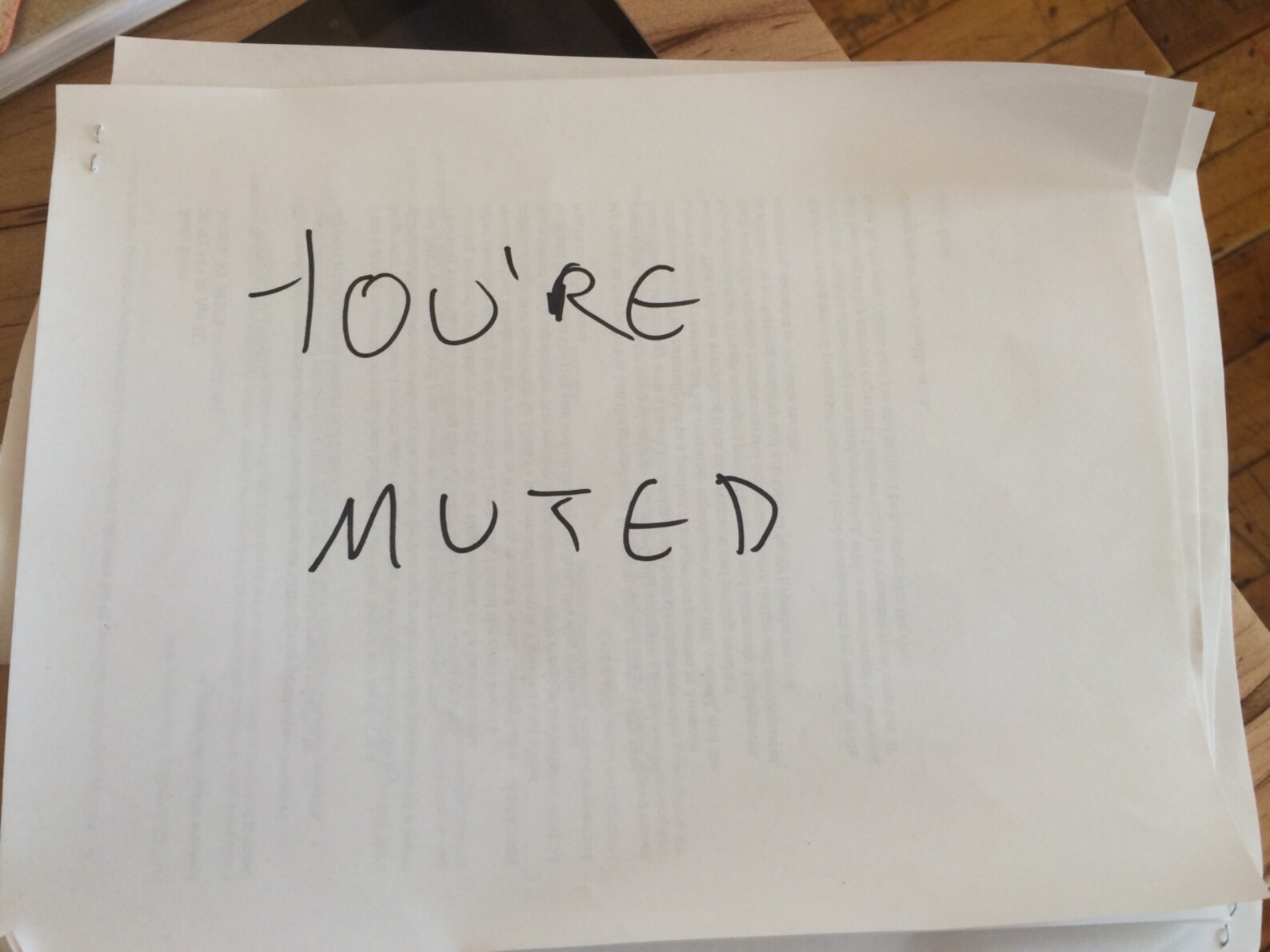 You're Muted Sign - Etsy