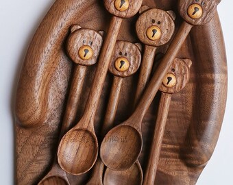 Carved Wood Spoon - Etsy