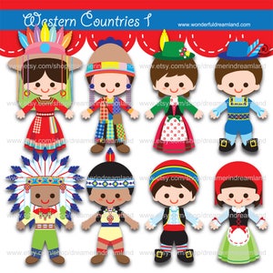 Materials Visual Arts Children of the World Western Countries I PNG SVG ...