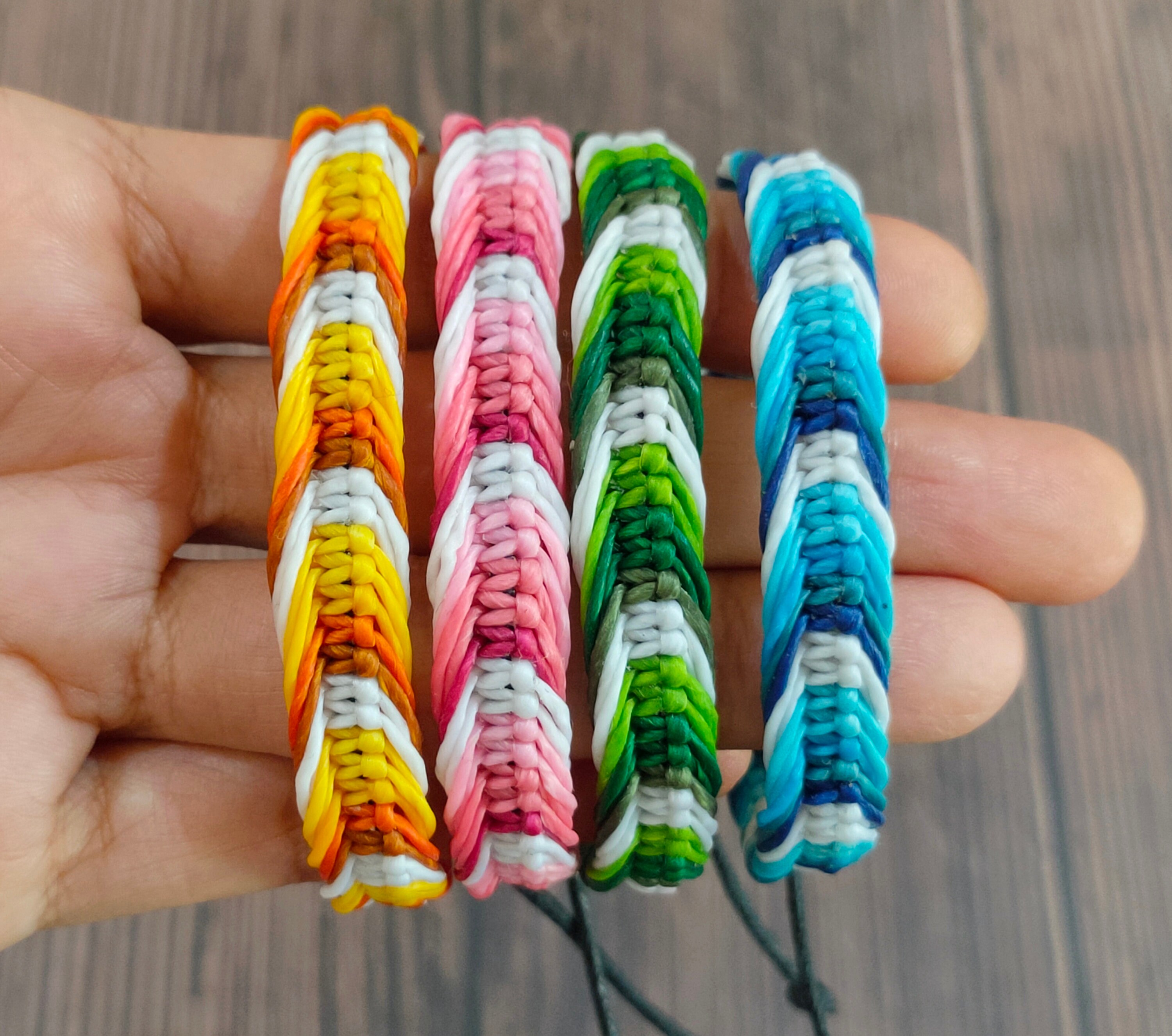 Colorful Macrame Bracelet, Anklet, Friendship Bracelet, Braided ...